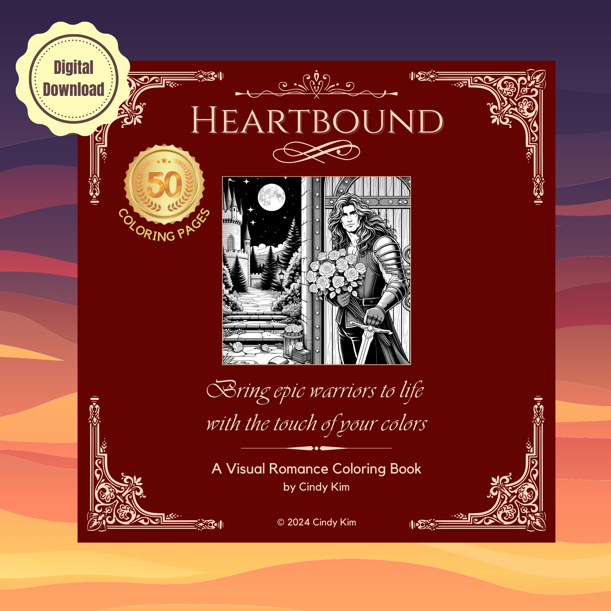 Heartbound: A Visual Romance Coloring Book – HeartBoundColoring.store